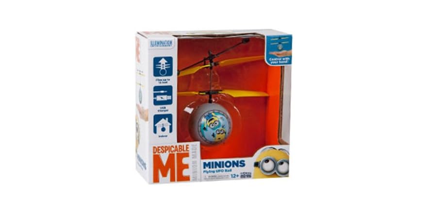 Despicable Me Minions IR UFO Ball Helicopter