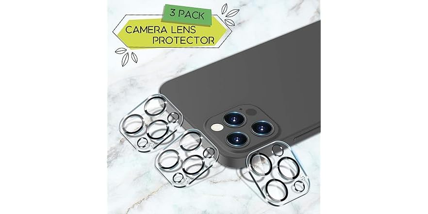 3 PC Camera Lens Protectors