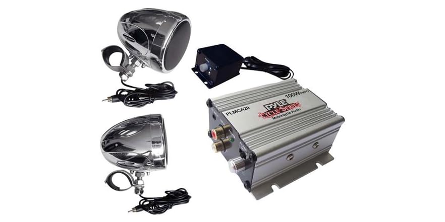 Pyle 100W Mount Amp w/ Speakers
