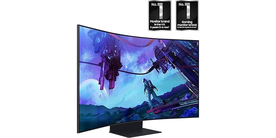 (NEW) Samsung 4k 55" Curved Gaming Monitor