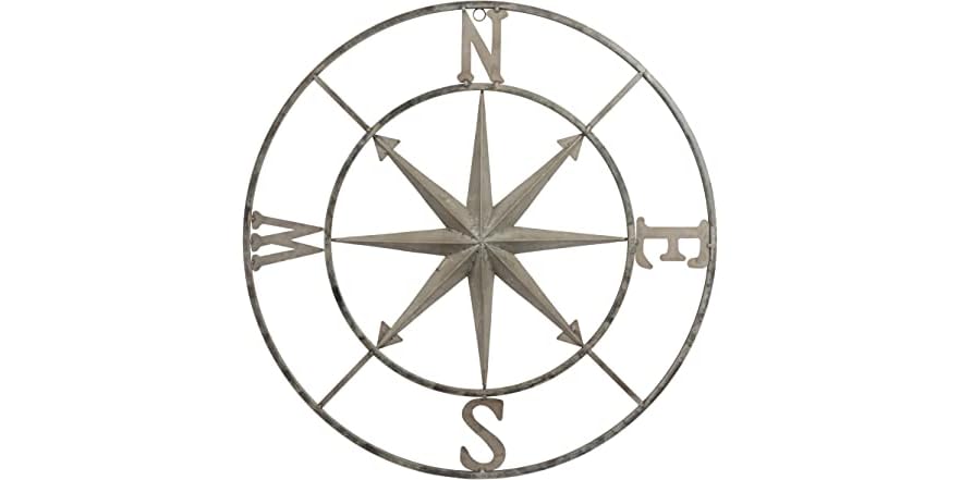 Creative Co-op Decorative Metal Compass