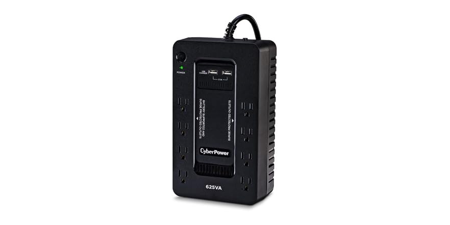 Cyber Power 625VA/360W Desktop UPS W/USB