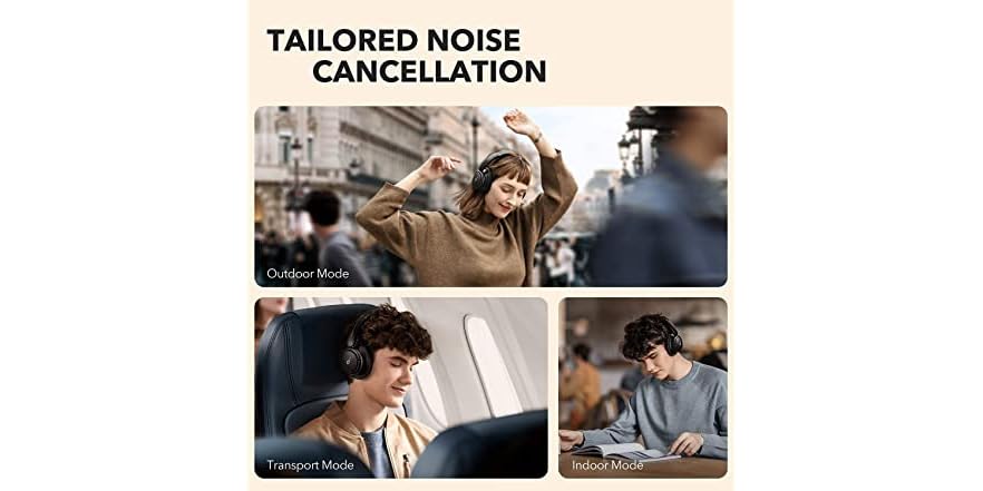 Soundcore by Anker Life Q30 Hybrid Active Noise Cancelling Headphones ...