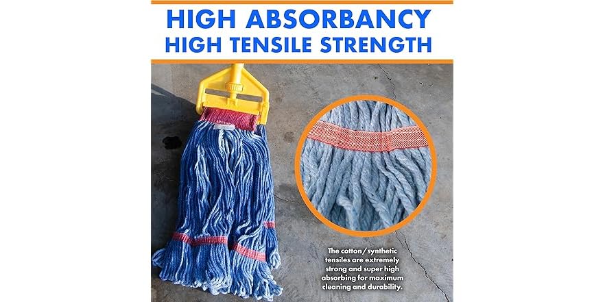 Cotton/Synthetic Wet Mop Head