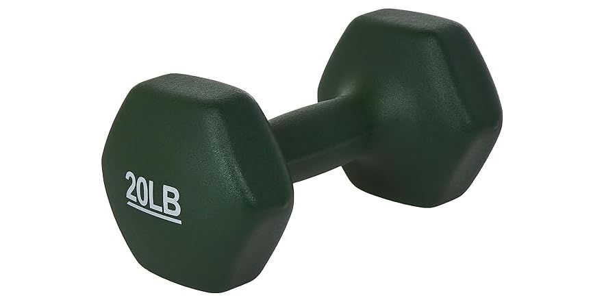 Amazon Basics Dumbbell Hand Weight Set
