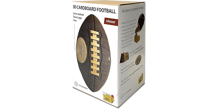 NFL Cardboard 3D Football