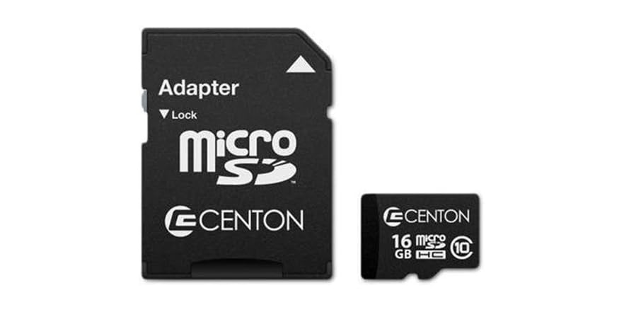 16GB Class 10 microSD Card with Adapter