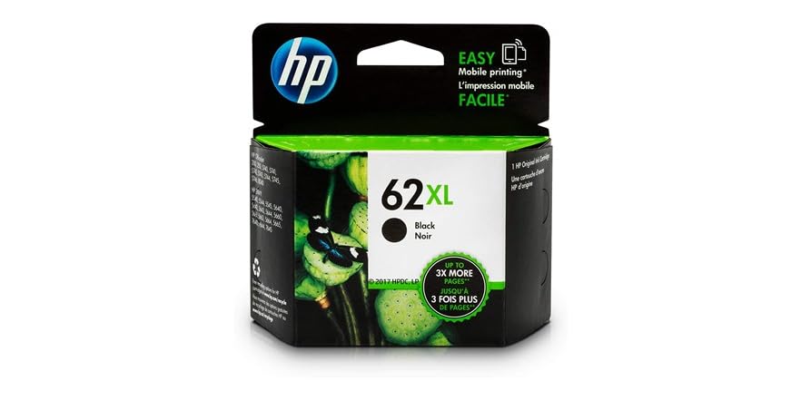 HP 62XL Black Ink Cartridge