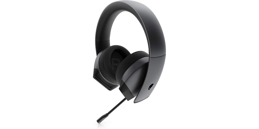 Alienware 7.1 PC Gaming Headset, Black/Gray