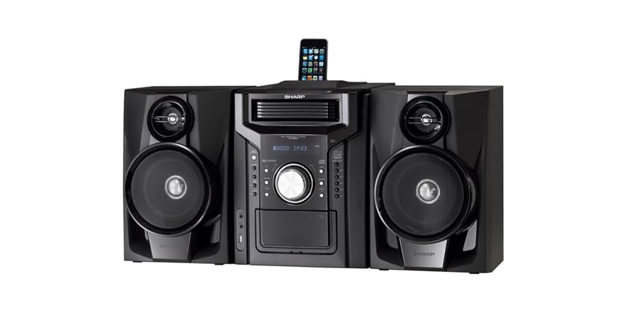 Sharp Mini Component System w/ iPod Dock