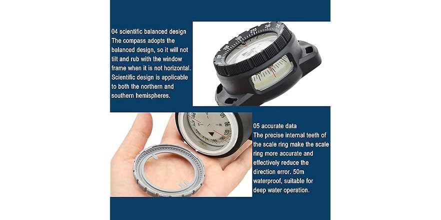 Yajun 50m Scuba Diving Compass Watch