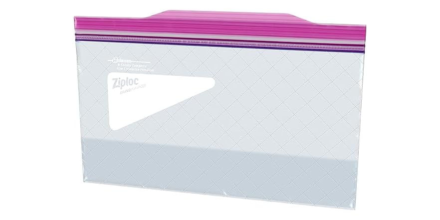 Ziploc Marinade Bags Half Gallon