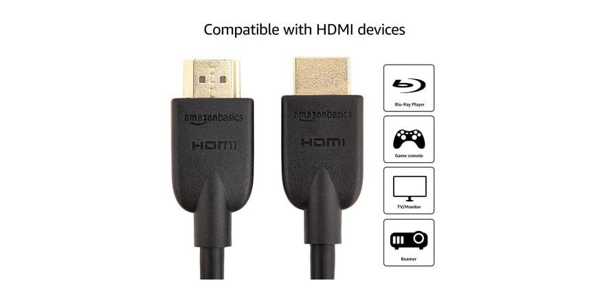 AmazonBasics 10FT High-Speed HDMI Cable