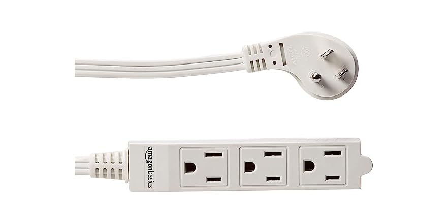 Amazon Basics 3ft Indoor Extension Cord 2 Pack
