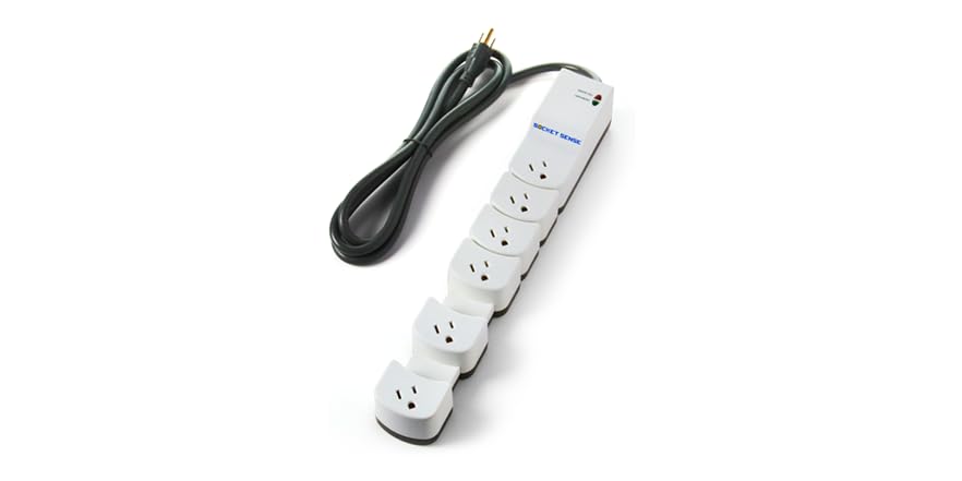 Socket Sense Surge Protector, 2160J, 6ft