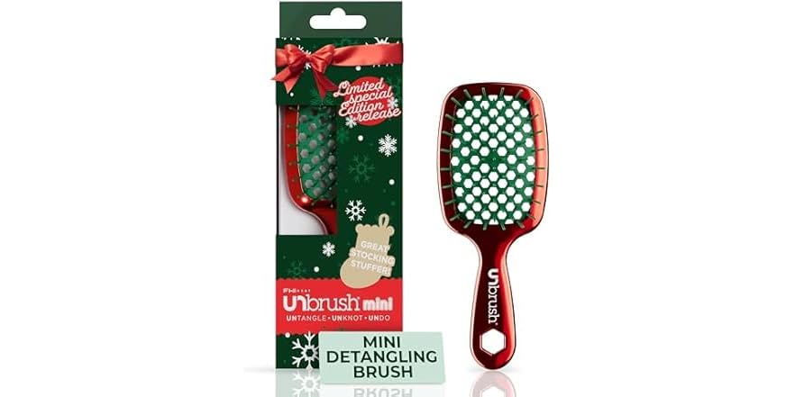 UNbrush Mini Holiday Hair Brush for Pain