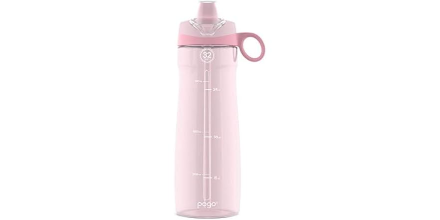 Pogo BPA-Free Plastic Water Bottle 32 Oz