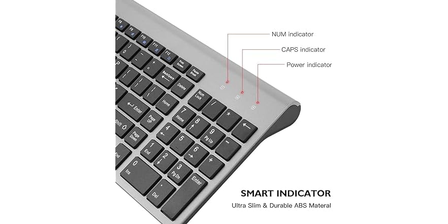 cimetech Wireless Keyboard and Mouse Combo