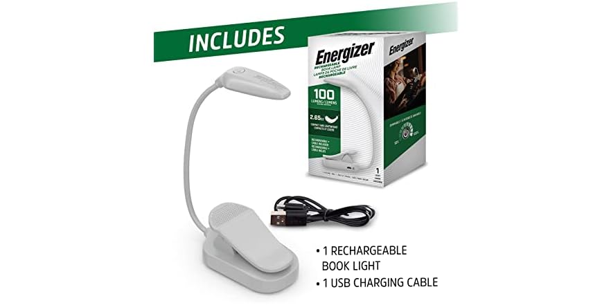 Energizer Rechargeable LED Book Light