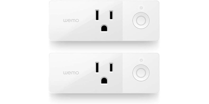 Wemo Mini Smart Plug (2-Pack)