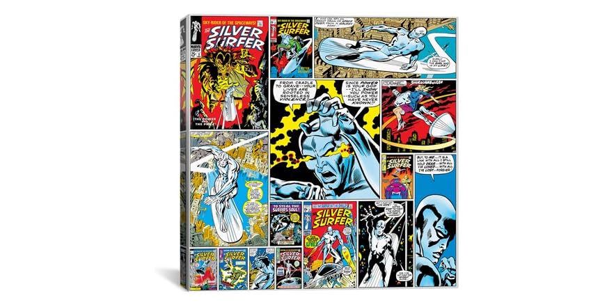 Surfer on Silver Surfer Covers & Panels Square