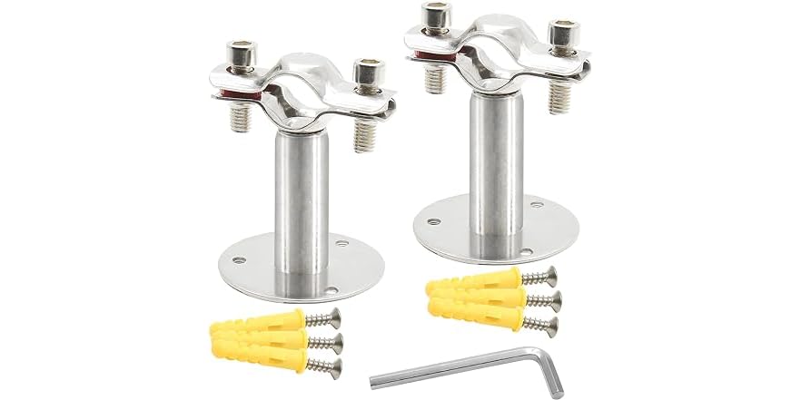 2 PC Ceiling Mount Pipe Clamp Support