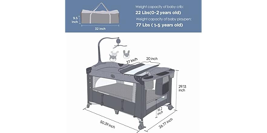BabyBond Baby Bassinet