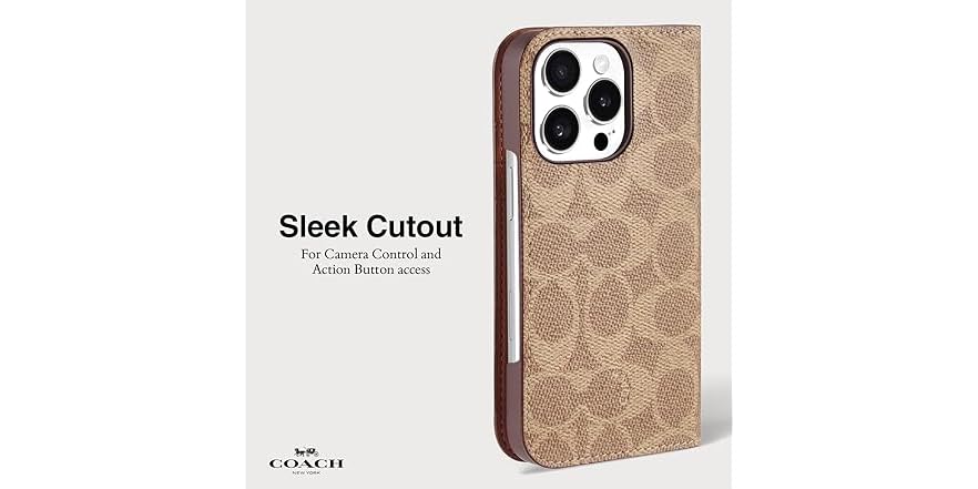 Coach Wallet iPhone 16 Pro Case