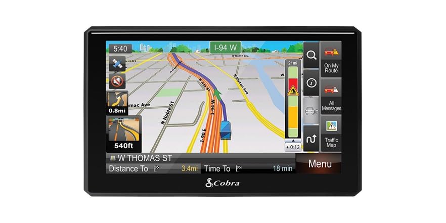 Cobra 7" GPS Navigator w/ Lifetime Maps