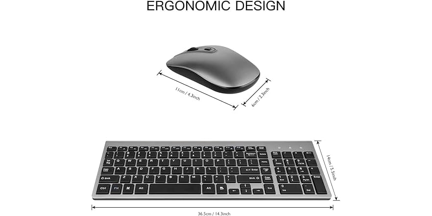 Cimetech Wireless Keyboard And Mouse Combo