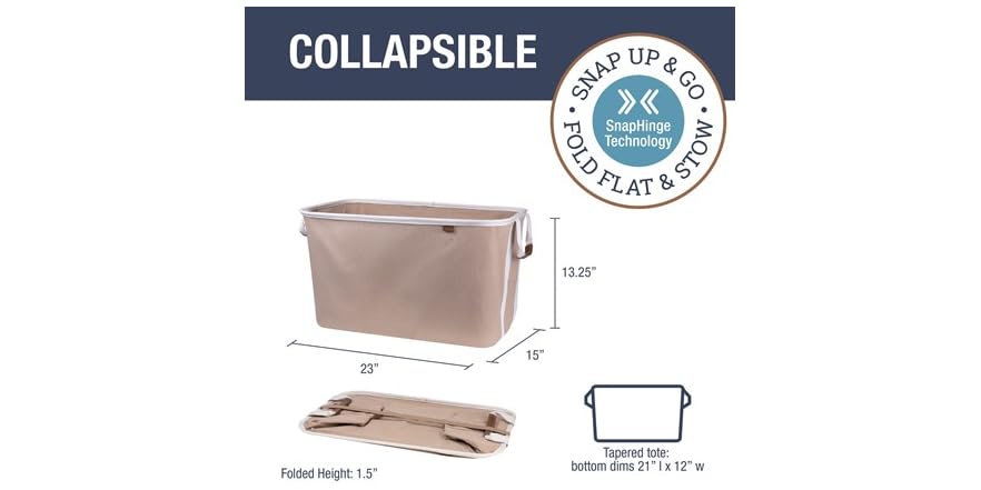 CleverMade Collapsible Basket 2pk