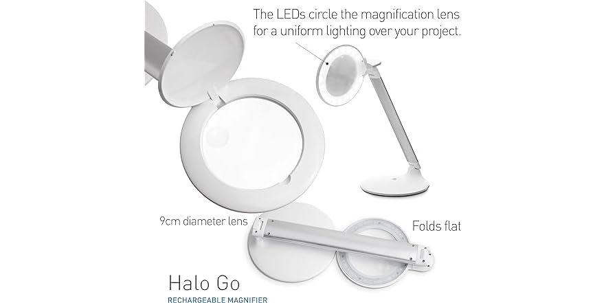 Daylight Company Halo Go Magnifier Lamp