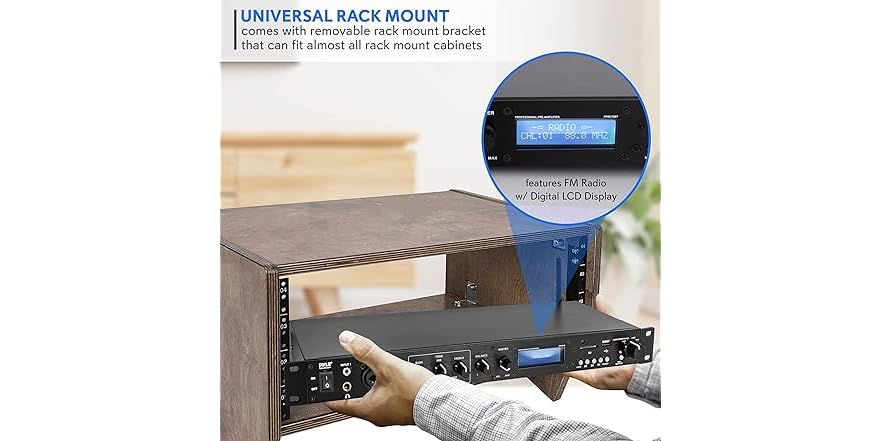 Pyle Rack Mount Studio Pre-Amplifier