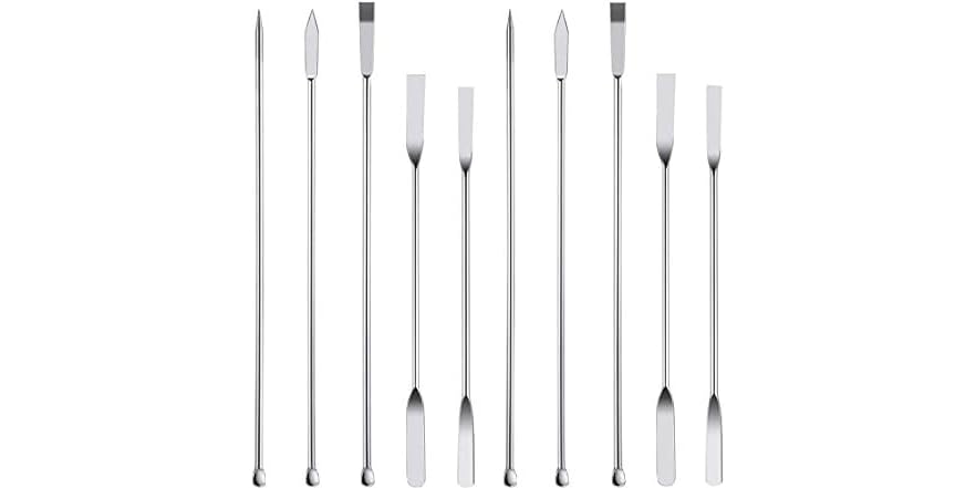 10Pcs Double Ended Lab Scoop Tools