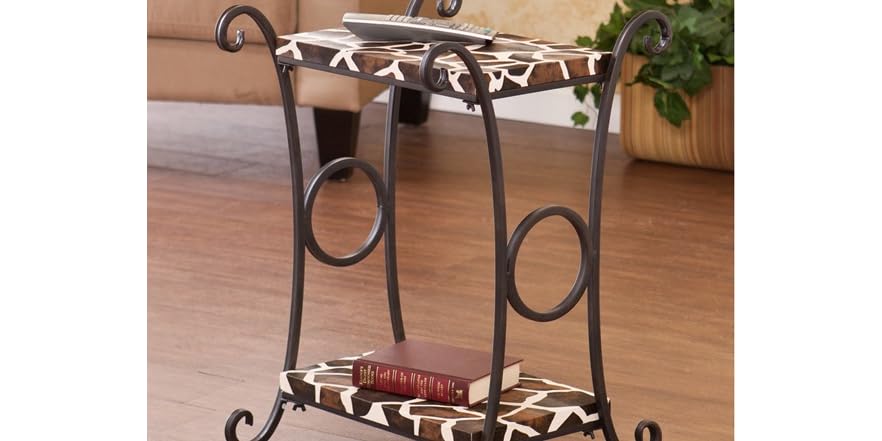 Animal Print Accent Table - Giraffe