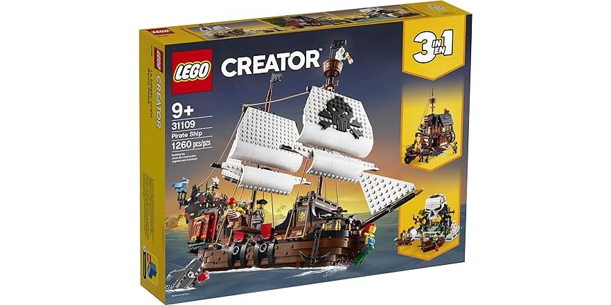 LEGO Creator 3 in 1 Pirate Ship Building Set