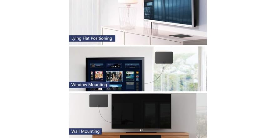 (NEW) ANTAN Indoor Window HDTV Antenna