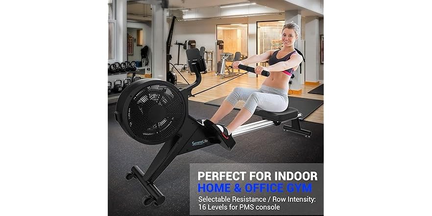 SereneLife Folding Rowing Machine