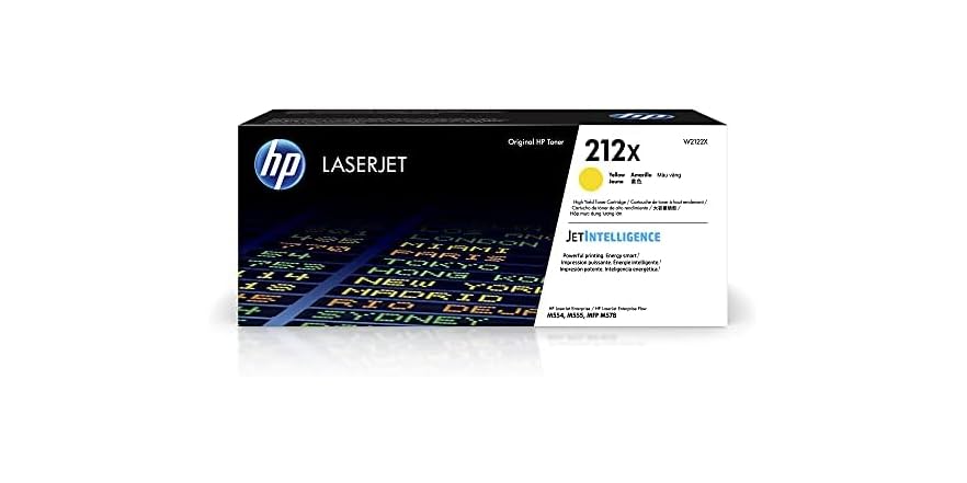 hewlett packard HP W2122X HP 212X Yellow High-yield Tone