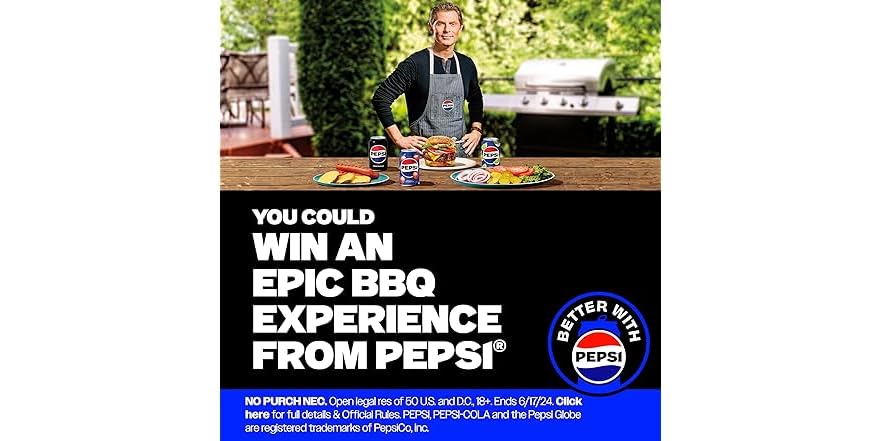 (10 PK) Pepsi Cola Soda Pop, 7.5oz Mini Cans