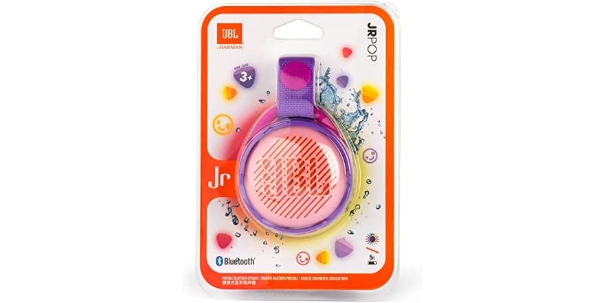 JBL Jr. Pop - Portable Mini Bluetooth Speaker (IPX7)