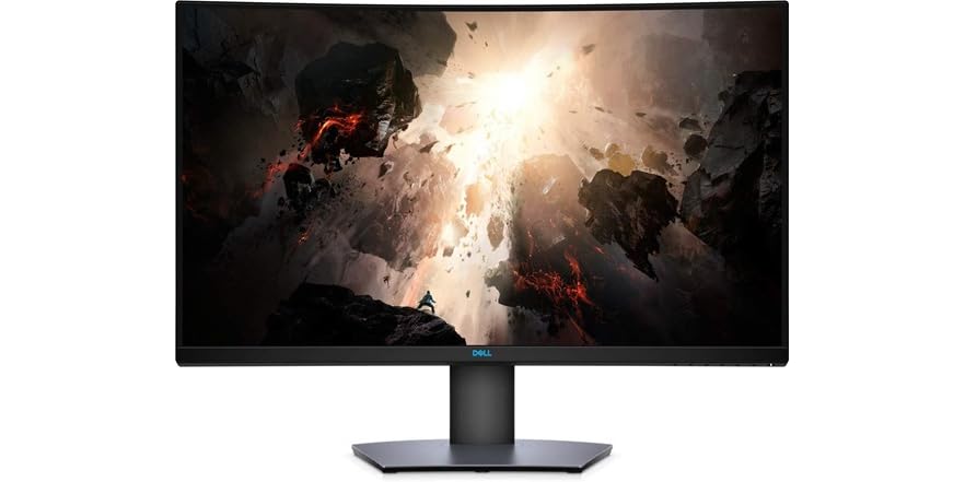Dell 32 Inch LED Curved QHD FreeSync Monitor with HDR (Open Box)