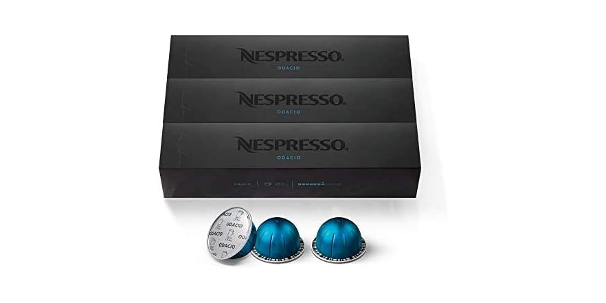 Nespresso Capsules VertuoLine, Odacio (60 Count)