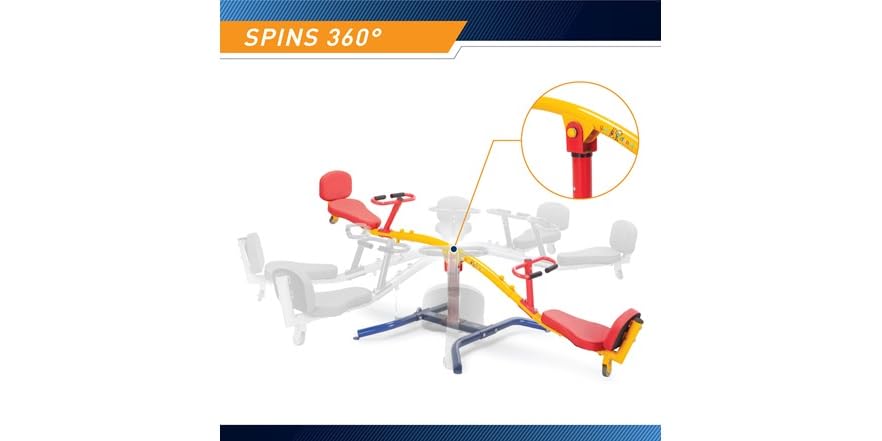 Gym Dandy Spinning Teeter Totter