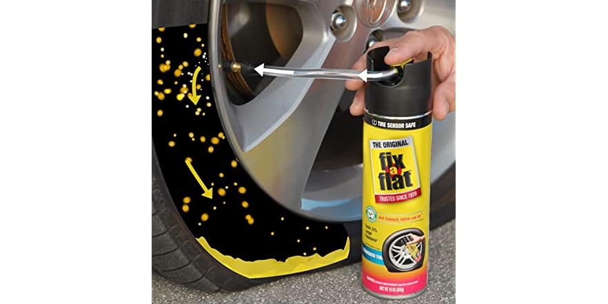 Fix-A-Flat Aerosol Flat Tire Repair 6-Pack