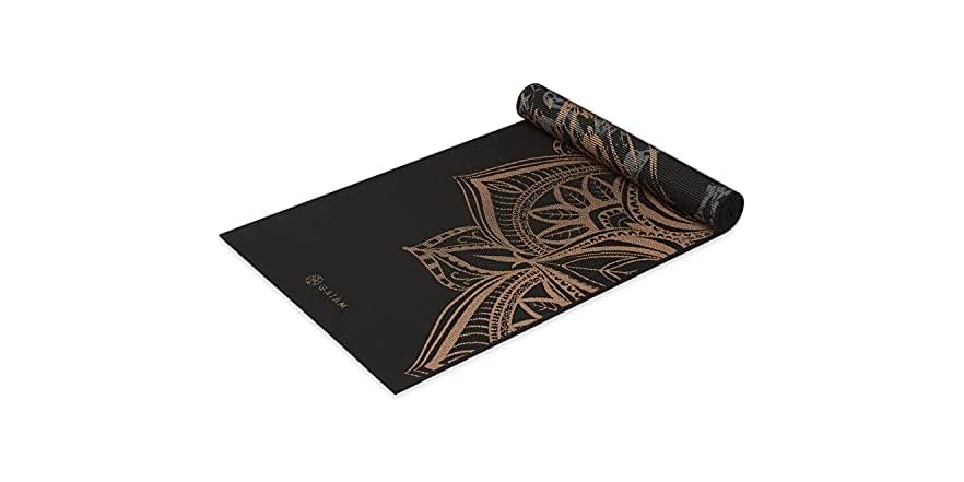 Gaiam Yoga Mat Reversible Extra Thick