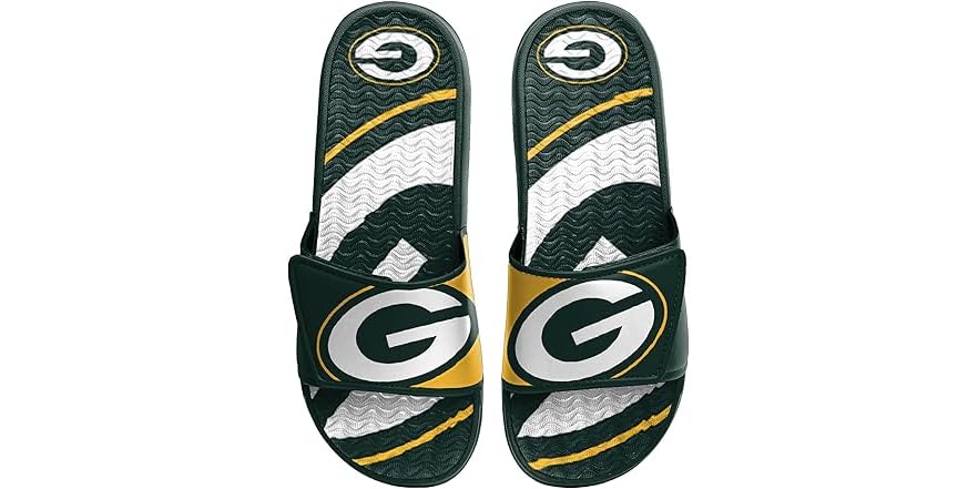 GREEN BAY PACKERS Gel Slides (9-10)