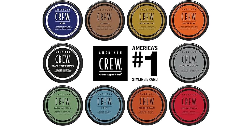 3PK American Crew Pomade for Hold and Shine 3 Oz
