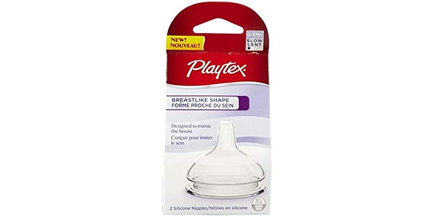 Playtex Breast-Like Shape Nipple 2 Pack