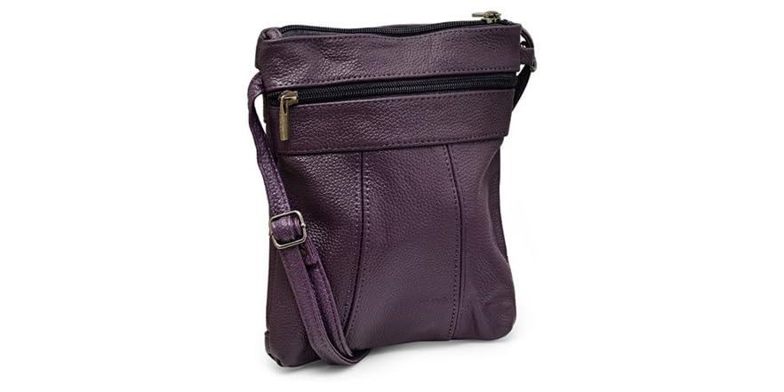 Leather Crossbody - Purple (Your Choice)